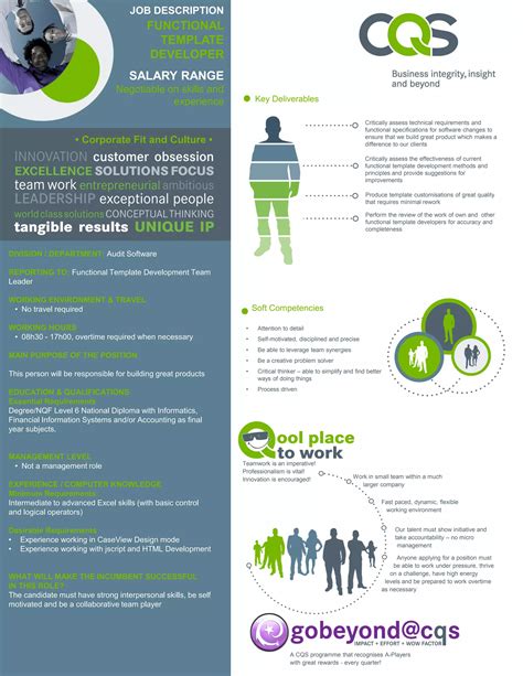 Functional Template Developer Pdf