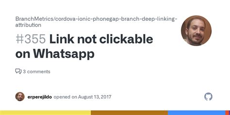 Link Not Clickable On Whatsapp · Issue 355 · Branchmetricscordova