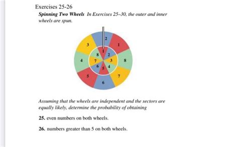 solved exercises 25 26 spinning two wheels in exercises