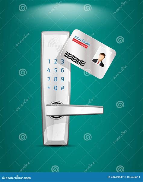 Access Control And Management System Stock Vector Illustration Of Code Program 43629047