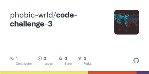 Github Phobic Wrldcode Challenge 3