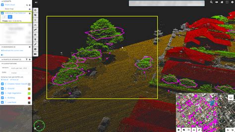 how to run tree segmentation analytics pointerra
