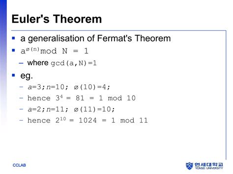 The Rsa Algorithm Ppt Information And Network Security Computing