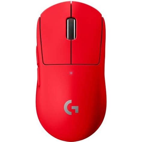 Souris Logitech Sans fil G PRO X SUPERLIGHT Ultra légère Compatible avec PC Mac Rouge