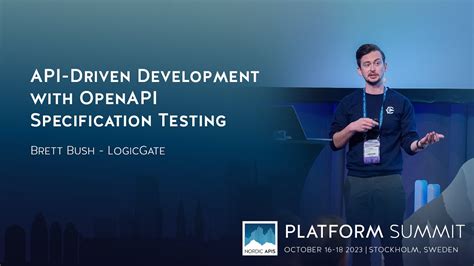 Api Driven Development With Openapi Specification Testing Youtube