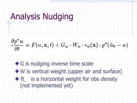 PPT WRF Four Dimensional Data Assimilation FDDA PowerPoint Presentation ID