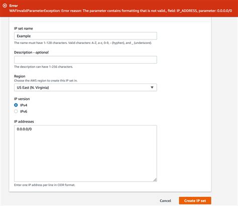 Amazon Web Services How To Create A Wildcard To Deny All Requests From All Ips In Aws Waf