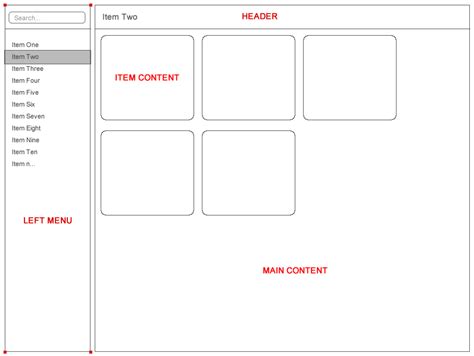 Vuejs Vuejs Left Menu List That Updates Main Content Panel Stack