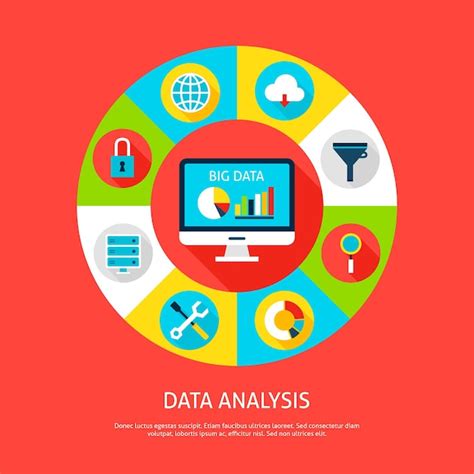 Premium Vector Data Analysis Concept Vector Illustration Of Database