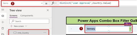 Filter Power Apps Gallery Based On Combo Box Selection