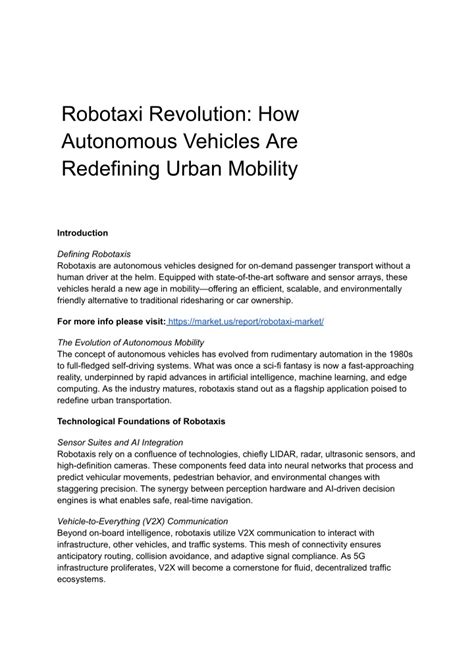 Ppt Robotaxi Market Powerpoint Presentation Free Download Id14288273