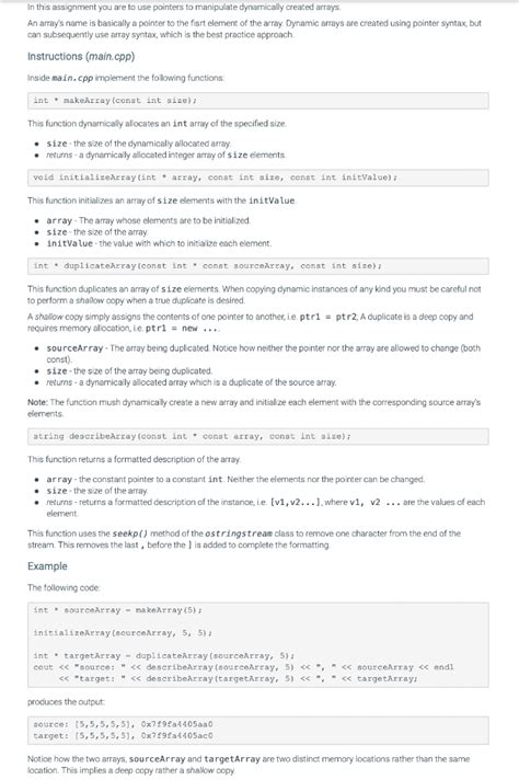Solved In This Assignment You Are To Use Pointers To