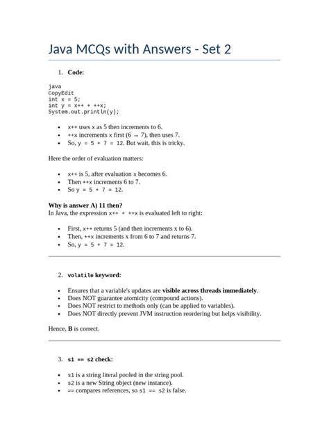 Set 2 Detailed Answers Pdf Method Computer Programming