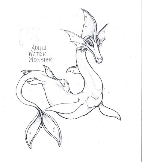 How To Draw Water Monsters