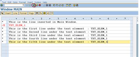 Text Element Use Sapcodes Text Element Use Sapcodes