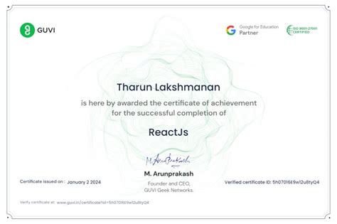 tharun lakshmanan on linkedin softwaredeveloper reactjs