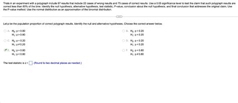 solved the p value method use the normal distribution as an