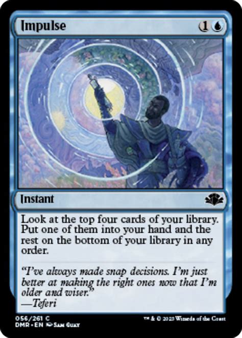 Impulse Dominaria Remastered Magic The Gathering