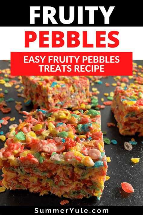 Fruity Pebbles Cereal Bars Recipe (Fruity Pebble Crispy Treats)
