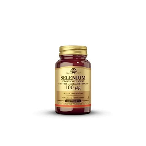 Buy Solgar Selenium 100 Mcg 100 Tablets At The Best Price