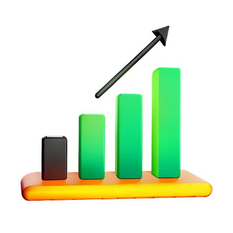 Chart 3d Rendering Icon Illustration 28541554 Png