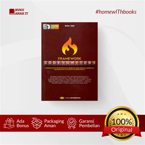 Jual BUKU FRAMEWORK CODEIGNITER MEMBANGUN PEMROGRAMAN BERBASIS WEB Shopee Indonesia