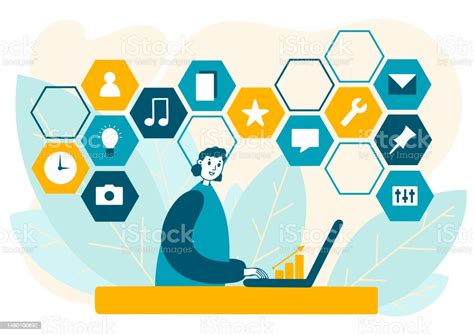 Website Architecture Abstract Concept Stock Illustration Download Image Now Administrator