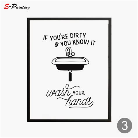 Funny Art Bathroom Wall If You Sprinkle When Tinkle Prints Flush Toilet