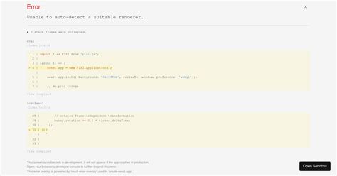 Pixijs Sandbox Codesandbox