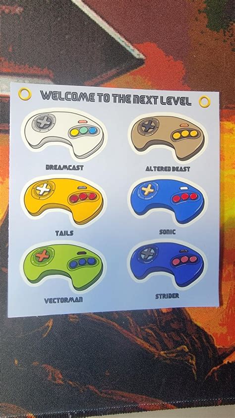 Made Some Stylized Genesis Controller Stickers Which Is Your Favorite R Segagenesis
