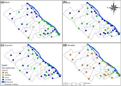 spatial variation of surface water quality classified by wqi download