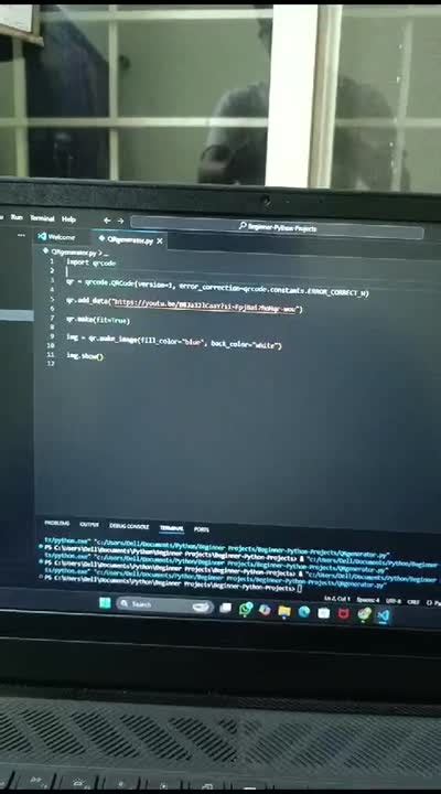 Python Qrcode Coding Tech Programming Automation Datascience