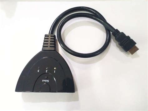 Kabel HDMI Switcher 3 Port HDMI Switch Kabel HDMI Switch 3 Input 1 Output Jadi Store