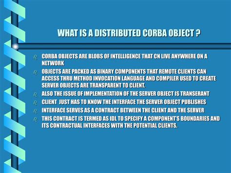 ppt corba powerpoint presentation free download id 217887