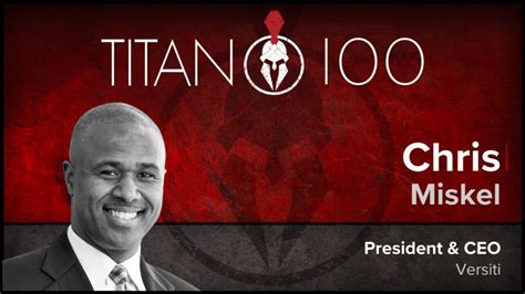 We Already Thought Chris Miskel Was A Titan… But Now Its Official Congrats To Our Ceo On Being