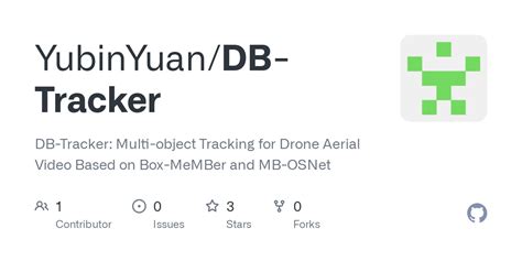 GitHub YubinYuan DB Tracker DB Tracker Multi Object Tracking For