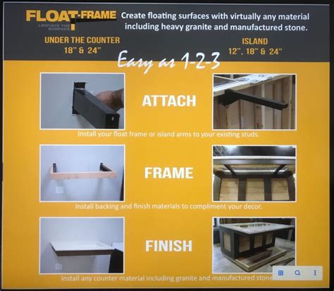 Usa Made Steel Cantilever Float Frame Brackets New Baltimore Mi Patch