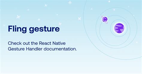 Fling Gesture React Native Gesture Handler