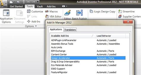 Design Acceleration Tab Missing Autodesk Community