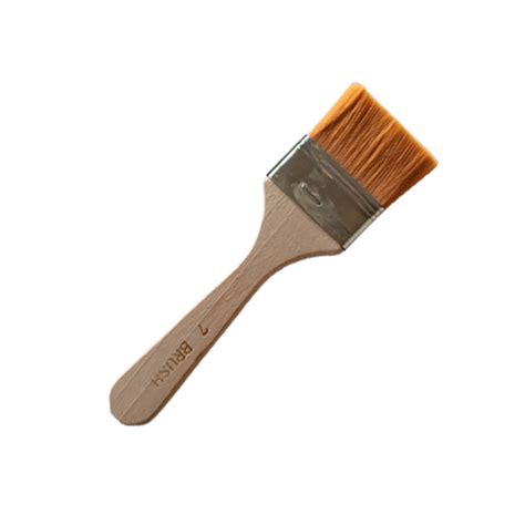 قلم مو تخت مو نارنجی دسته چوبی Brush شماره 7 خرید قلم هنری خوشدست