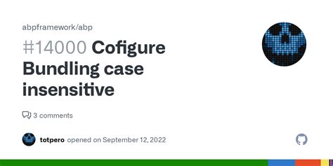 cofigure bundling case insensitive · issue 14000 · abpframework abp