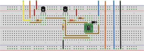 A Ttl Inverter Breadboard Circuit Download Scientific Diagram
