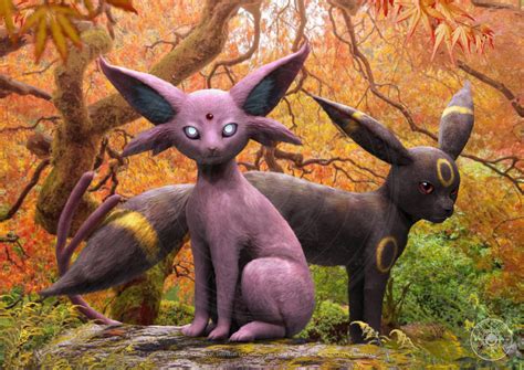 Umbreon And Espeon By Joshuadunlop On Deviantart