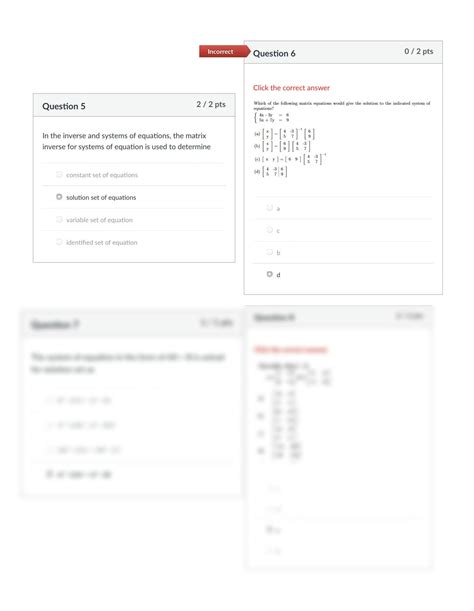 SOLUTION Linear Algebra Questions Answers Part Studypool