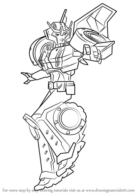 How To Draw Strongarm From Transformers Transformers Step By Step DrawingTutorials101 Com