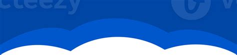 Header Shape Background For Website Design Blue Border For Banner Abstract Divider For Bottom