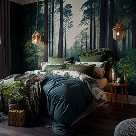 25 Forest Themed Bedroom Ideas For Creating A Relaxing Oasis Hausvibe