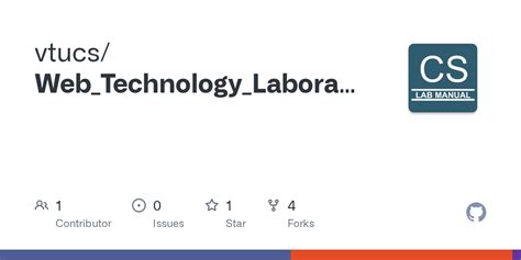 Github Vtucswebtechnologylaboratory