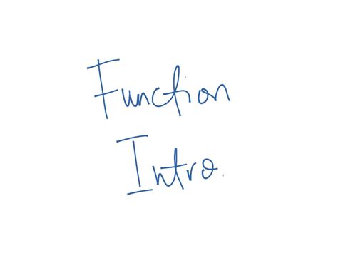 Function Intro Math Showme