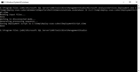 How To Deploy SSAS Cubes